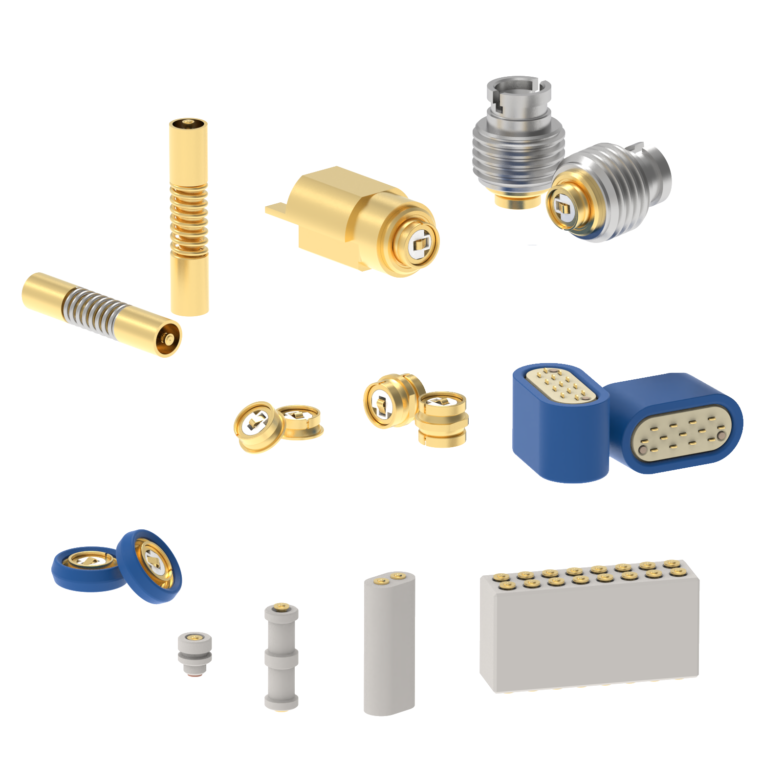 RF Solderless Board Connectors - RF Coaxial Connectors - Products